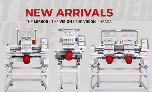 BAi is Launching Three Brand-New Embroidery Machines | Impressions
